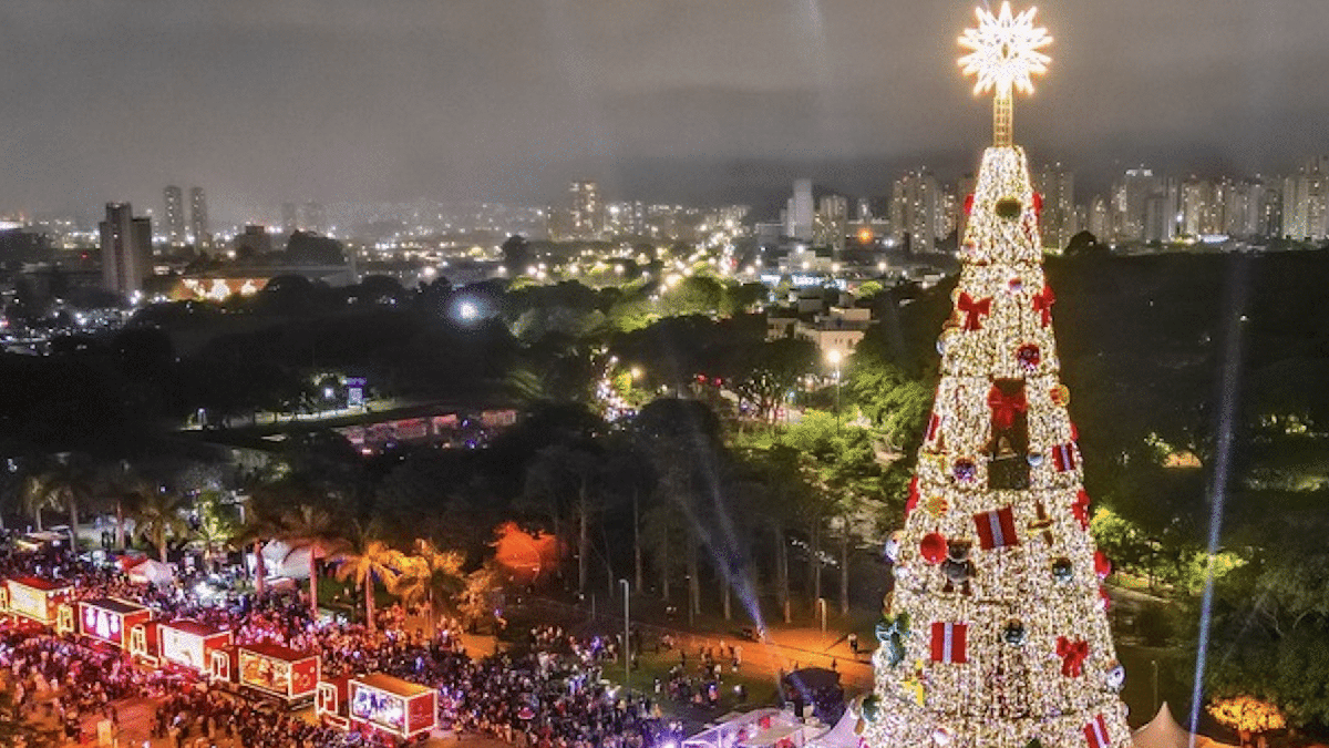 Árvore de Natal da Coca-Cola FEMSA Brasil foi inaugurada no Parque ...