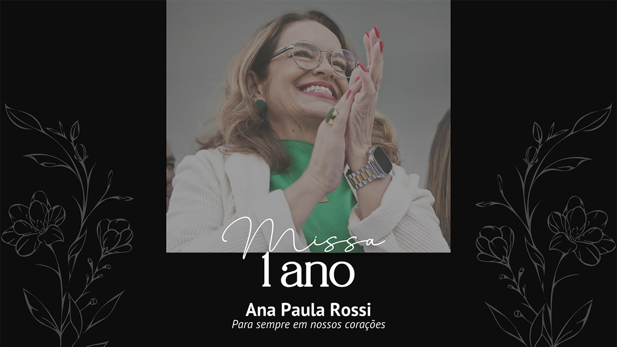 Missa de 1 ano de falecimento da vereadora Ana Paula Rossi - Jornal ARua